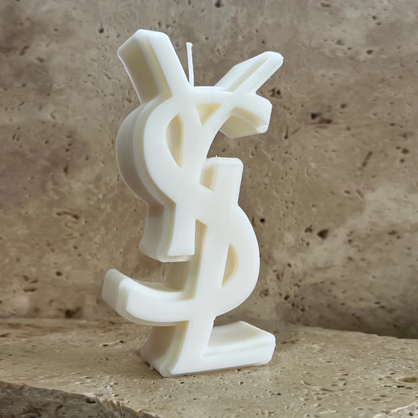 YSL Logo Candle - Mimosa Lifestyle Co