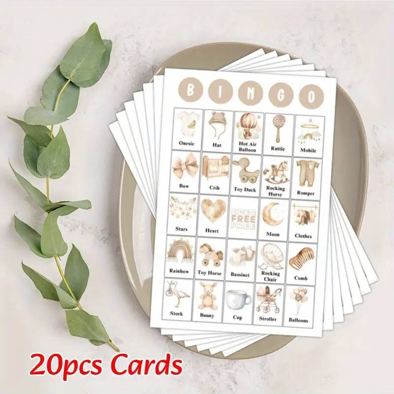 Baby Shower Bingo Game - Mimosa Lifestyle Co