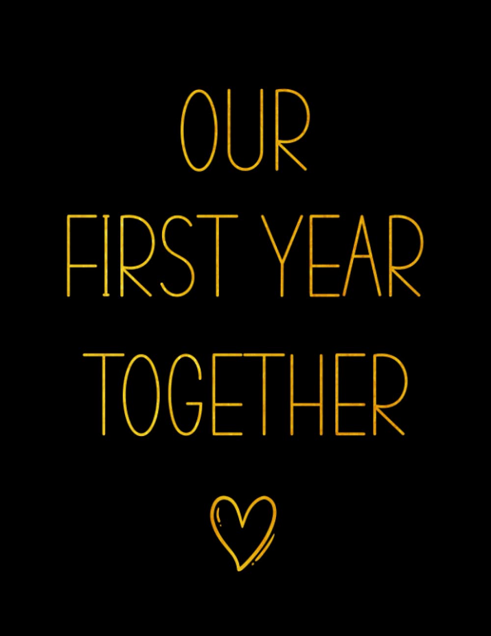 "Our First Year Together" Inspirational Notebook - Mimosa Lifestyle Co