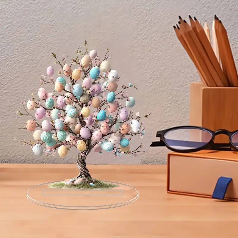 Acrylic Egg Tree Statue - Mimosa Lifestyle Co