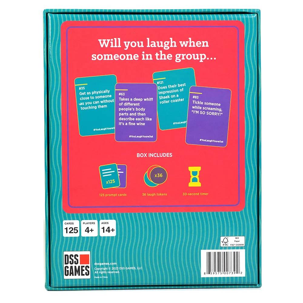 Family Party Card Game - You Laugh, You're Out - Mimosa Lifestyle Co